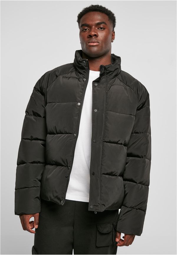 RAGLAN PUFFER JACKET BLACK