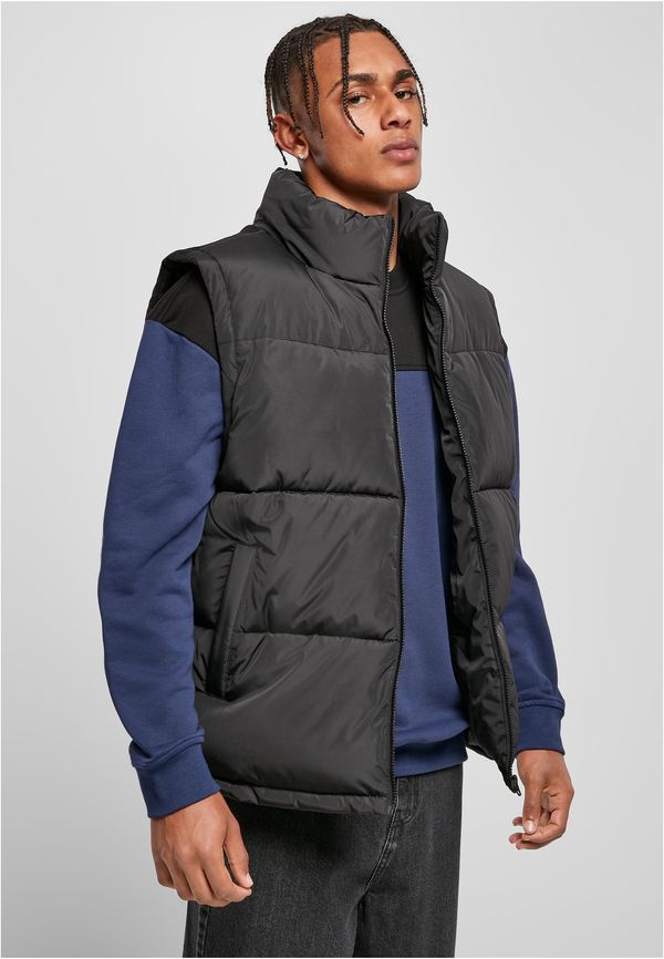 BLOCK PUFFER VEST BLACK/BLACK