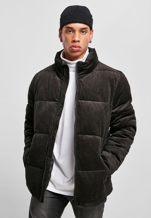 BOXED CORDUROY JACKET BLACK