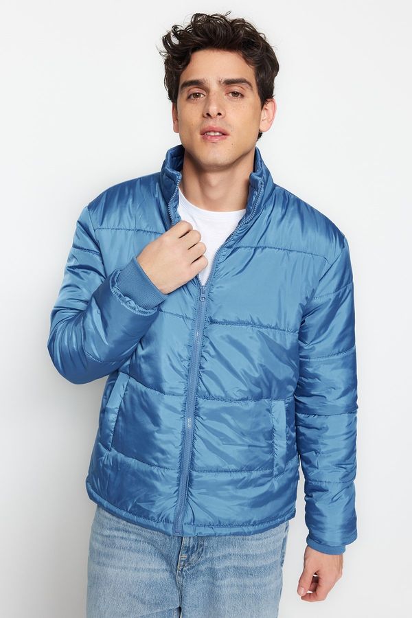 TRENDYOL PETROL REGULAR FIT WATER AND WIND RESISTANT INFLATABLE WINTER JACKET