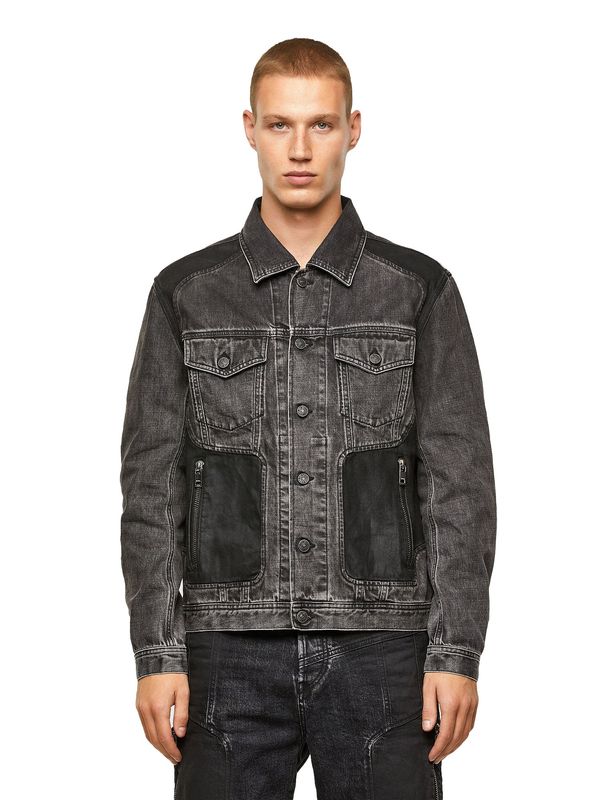 DIESEL JACKET - JACKETS NHILL-ROD-SP BLACK