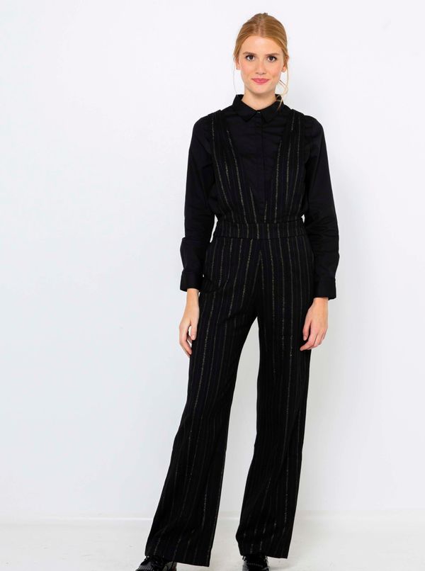 BLACK STRIPED OVERALL CAMAIEU - WOMEN