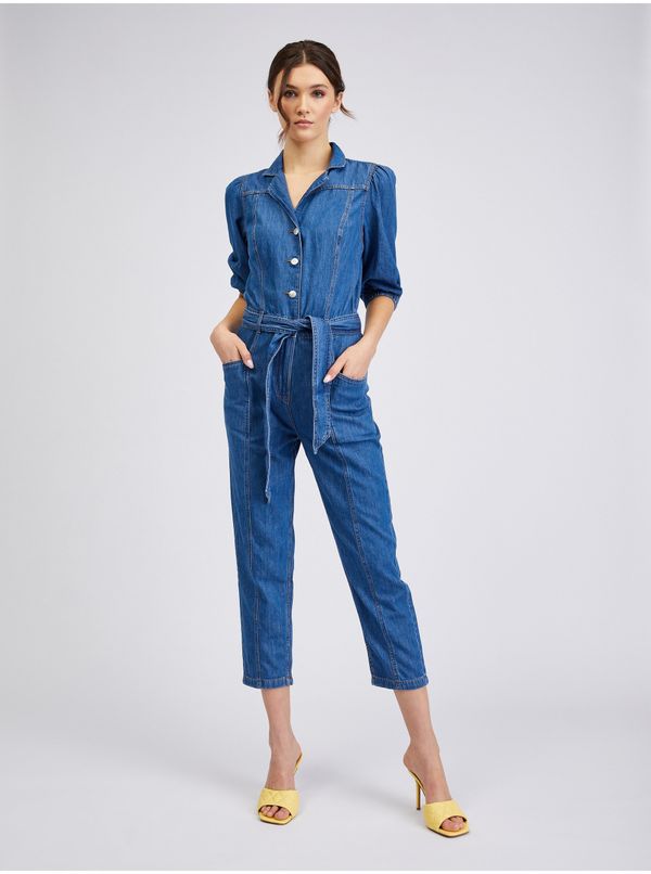 ORSAY BLUE DENIM OVERALL - WOMEN