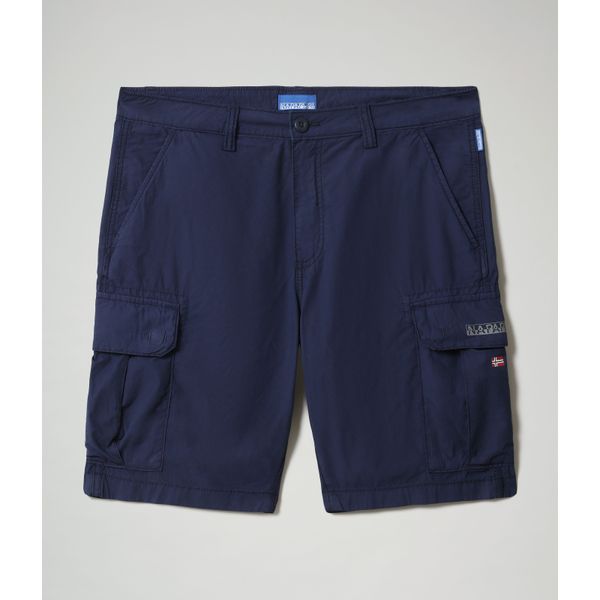 NAPAPIJRI SHORTS N-ICE CARGO MEDIEVAL BLUE - MEN'S