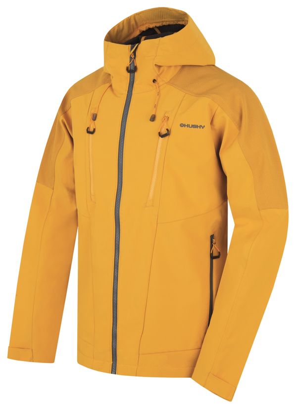 MEN'S SOFTSHELL JACKET HUSKY SEVAN M YELLOW