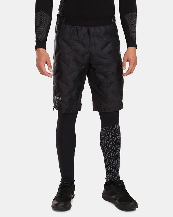 MEN'S INSULATED SHORTS KILPI FANCY-M BLACK
