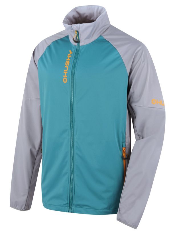 MEN'S SOFTSHELL JACKET HUSKY SULI M GREY/MINT
