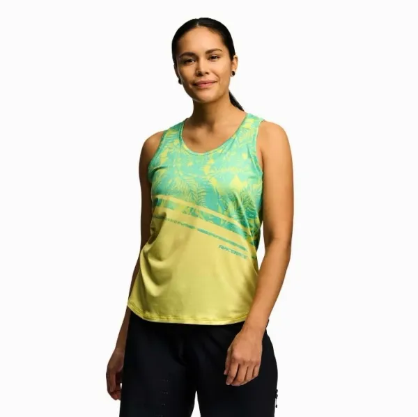 WOMEN'S RACE FACE WAVE TANK MINT TANK TOP