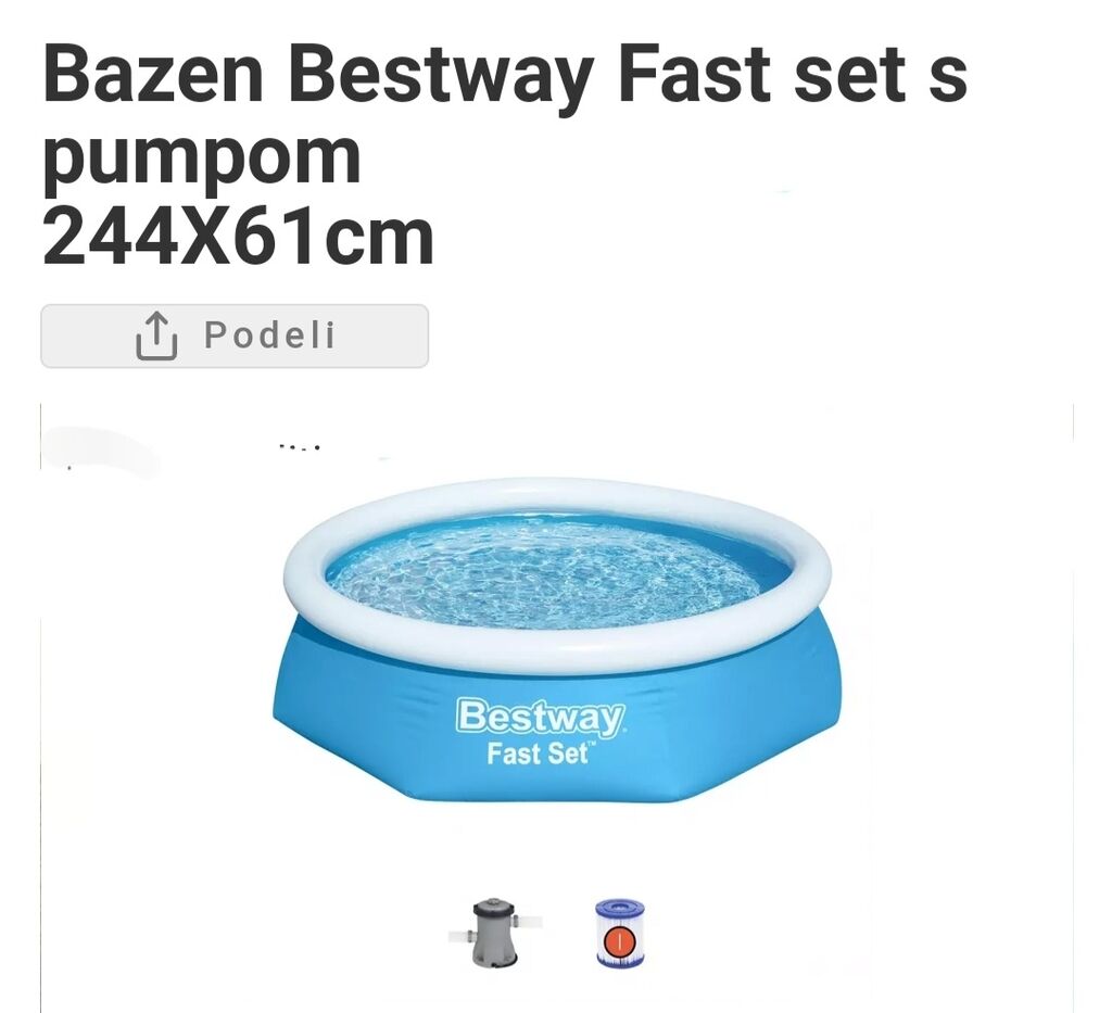 Bazen, Novo, O trošku kupca