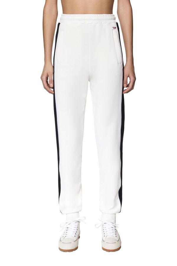 SWEATPANTS - DIESEL P-JAM-D TROUSERS WHITE