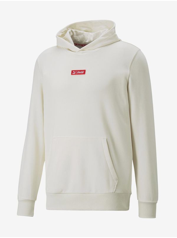 Cream Mens Hoodie PUMA X COCA COLA - Men