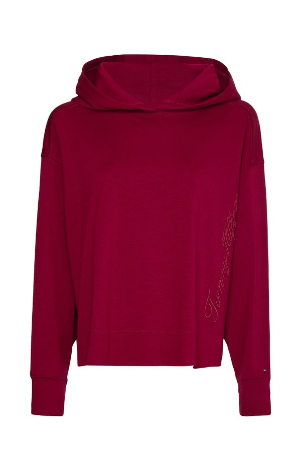 TOMMY HILFIGER SWEATSHIRT - RELAXED INTERLOCK HO RED