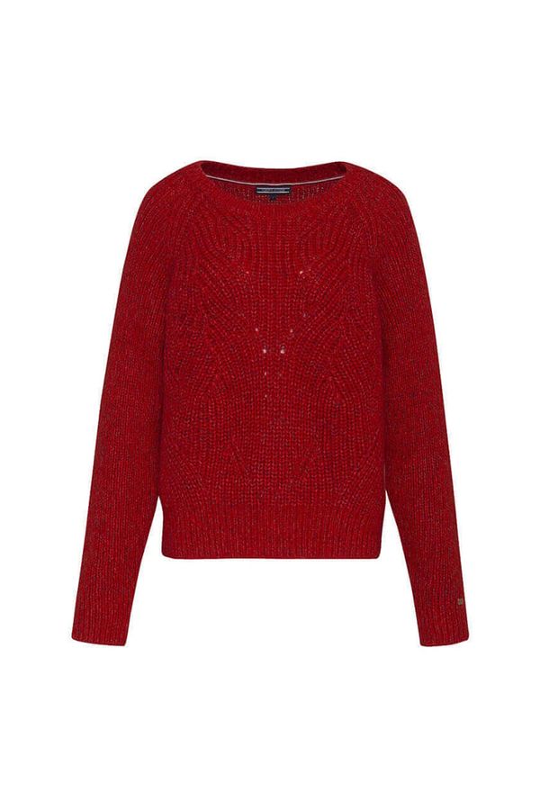 TOMMY HILFIGER SWEATER - VIVICA C-NK SWTR RED