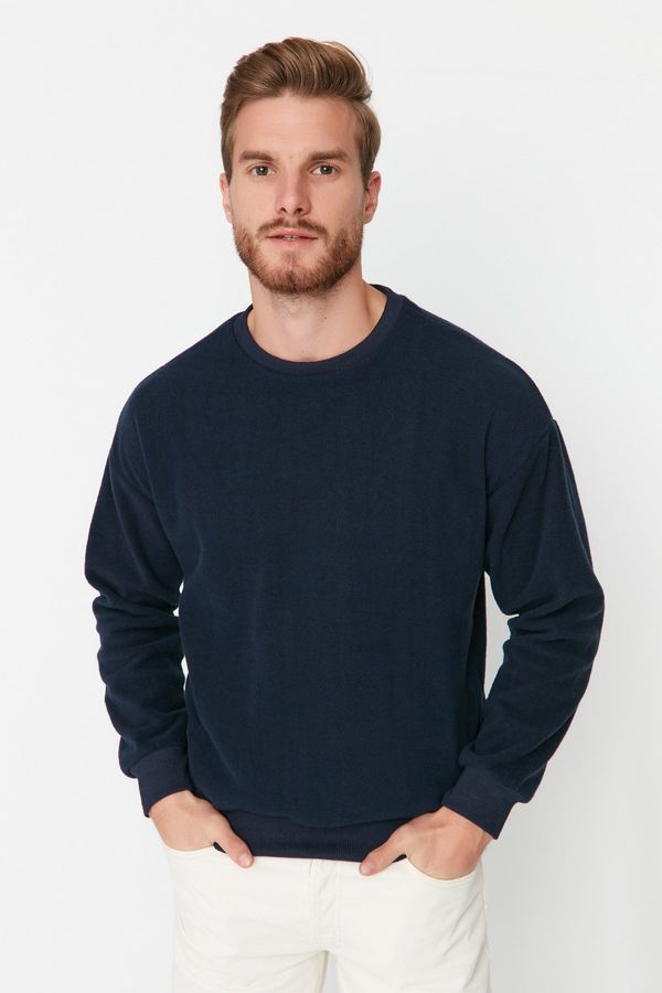 TRENDYOL REGULAR/NORMAL CUT CREW NECK LONG SLEEVE FLEECE THICK SWEATSHIRT
