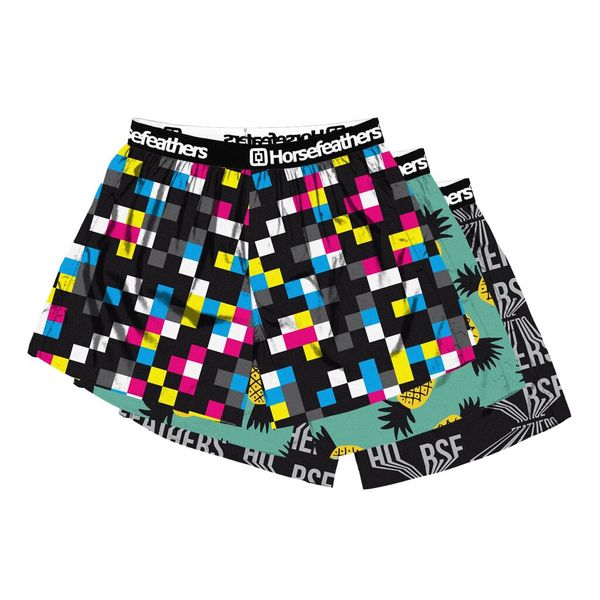3PACK MEN'S BOXER SHORTS HORSEFEATHERS FRAZIER BUNDLE 4