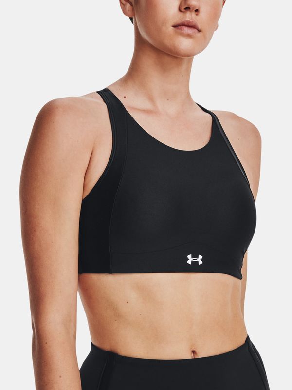 UNDER ARMOUR BRA UA INFINITY MID HIGH NECK SHINE-BLK - WOMEN