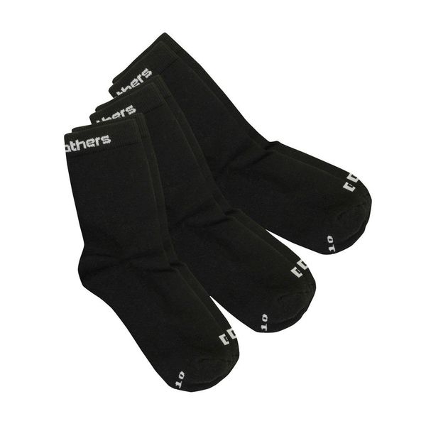 3PACK SOCKS HORSEFEATHERS BLACK
