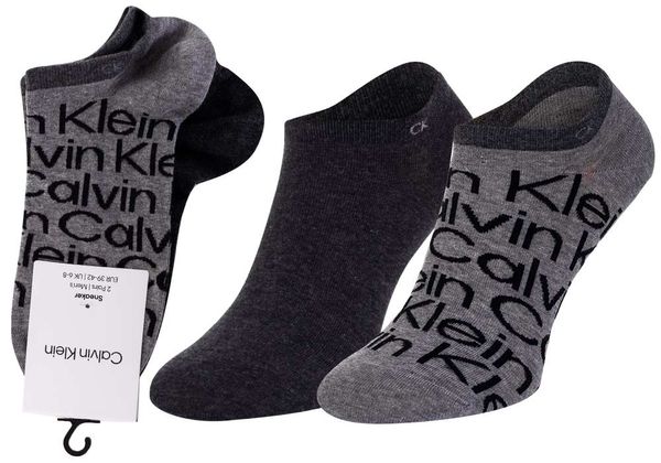 CALVIN KLEIN MAN'S 2PACK SOCKS 701218714004 GREY/ASH