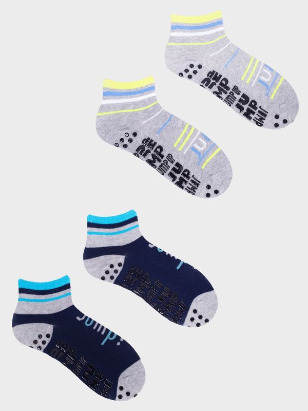 YOCLUB KIDS'S TRAMPOLINE SOCKS 2-PACK SKS-0021C-AA0A-003