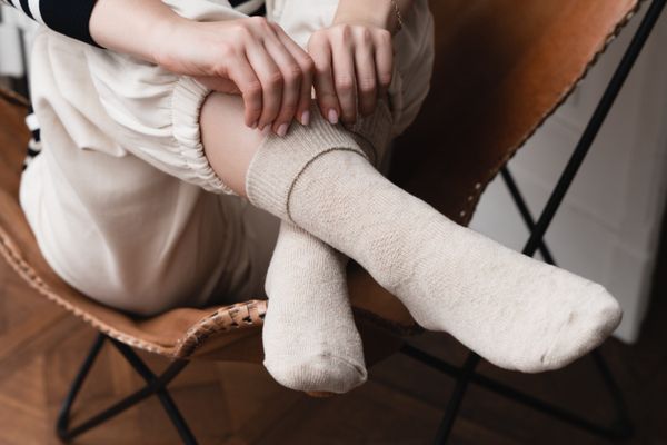 SOCKS 093-036 LIGHT BEIGE LIGHT BEIGE