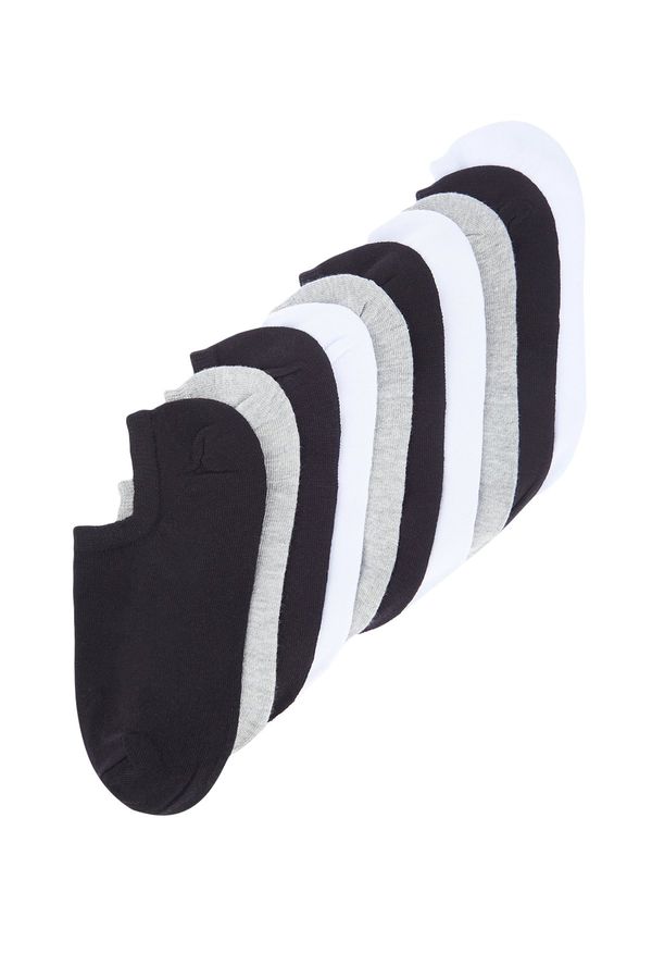 TRENDYOL 10 PACK MULTI COLOR COTTON BASIC SOLID COLOR SNEAKER-SHORT-ANKLE SOCKS
