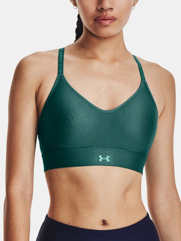 UNDER ARMOUR BRA INFINITY COVERED LOW-GRN - WOMEN