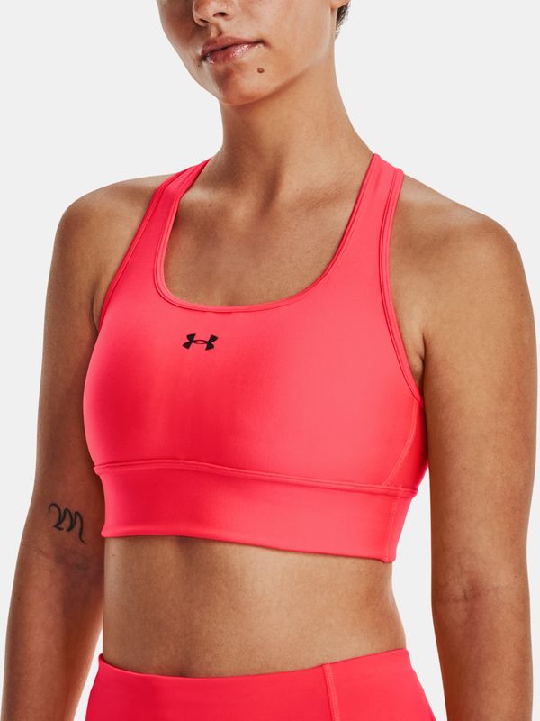 UNDER ARMOUR BRA CROSSBACK LONGLINE-RED - WOMEN