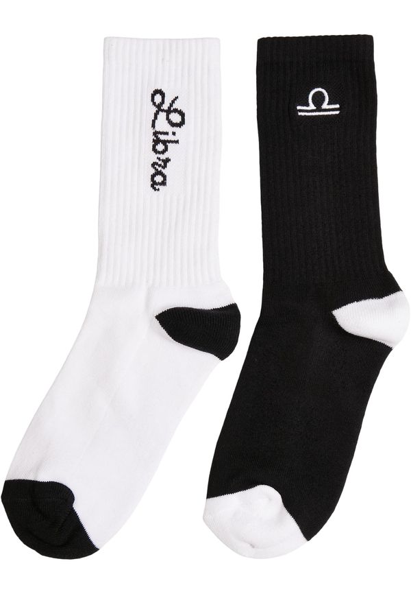 ZODIAC 2-PACK SOCKS BLACK/WHITE POUND