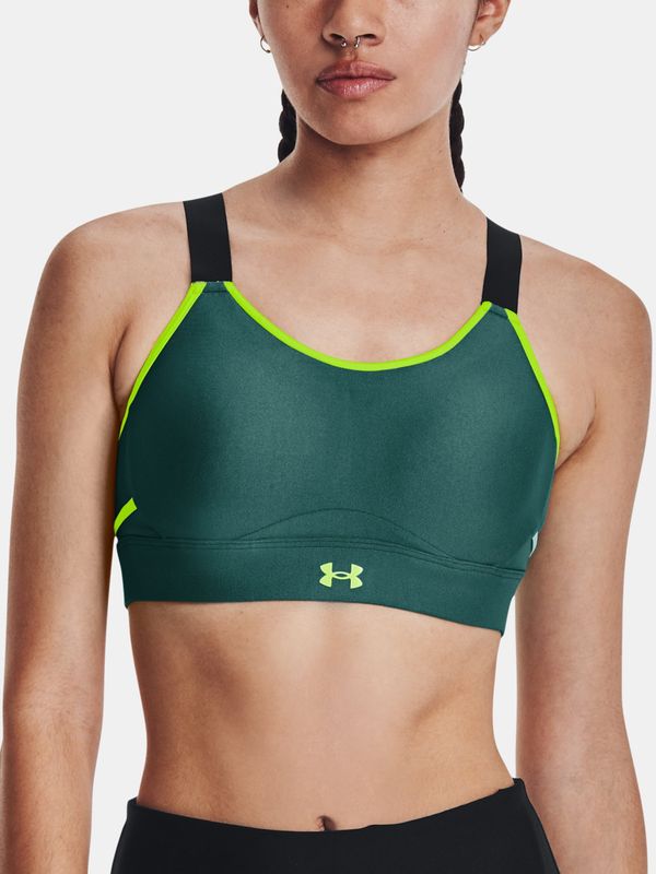 UNDER ARMOUR BRA UA INFINITY CROSSOVER HIGH-GRN - WOMEN