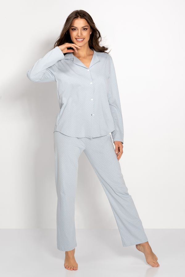 ALWAYS ELEGANT DUSTY BLUE PAJAMAS