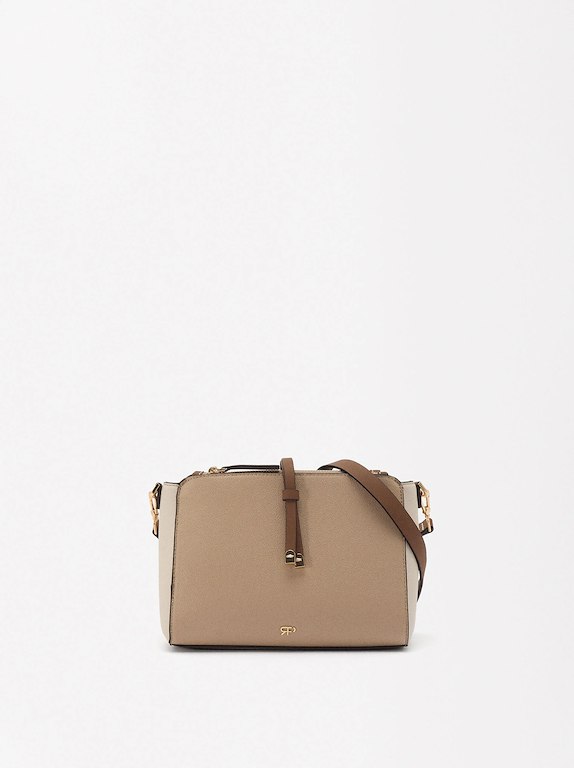 TEXTURED BASIC CROSSBODY BAG