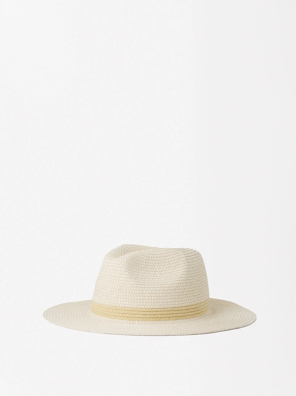 Straw-Effect Hat