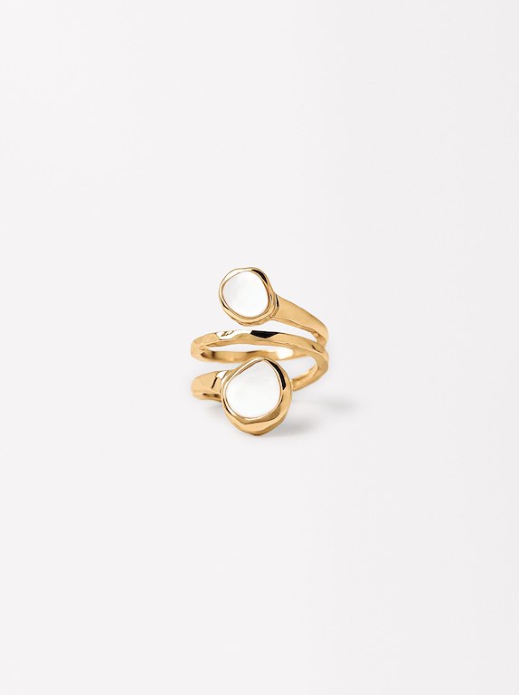 Gold Shell Ring