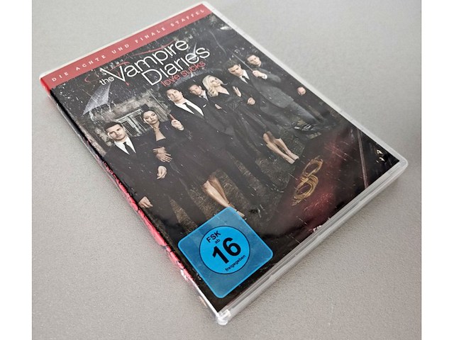 DVD  THE VAMPIRE DIARIES  sezona 8-poslednja 3 DISC