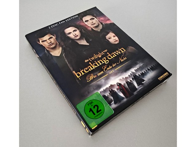 DVD TWILIGHT SAGA Breaking Dawn 3 DISC Fan Edition