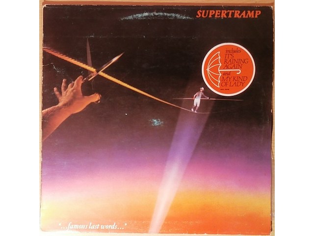 LP SUPERTRAMP - Famous Last Words (1983) PERFEKTNA