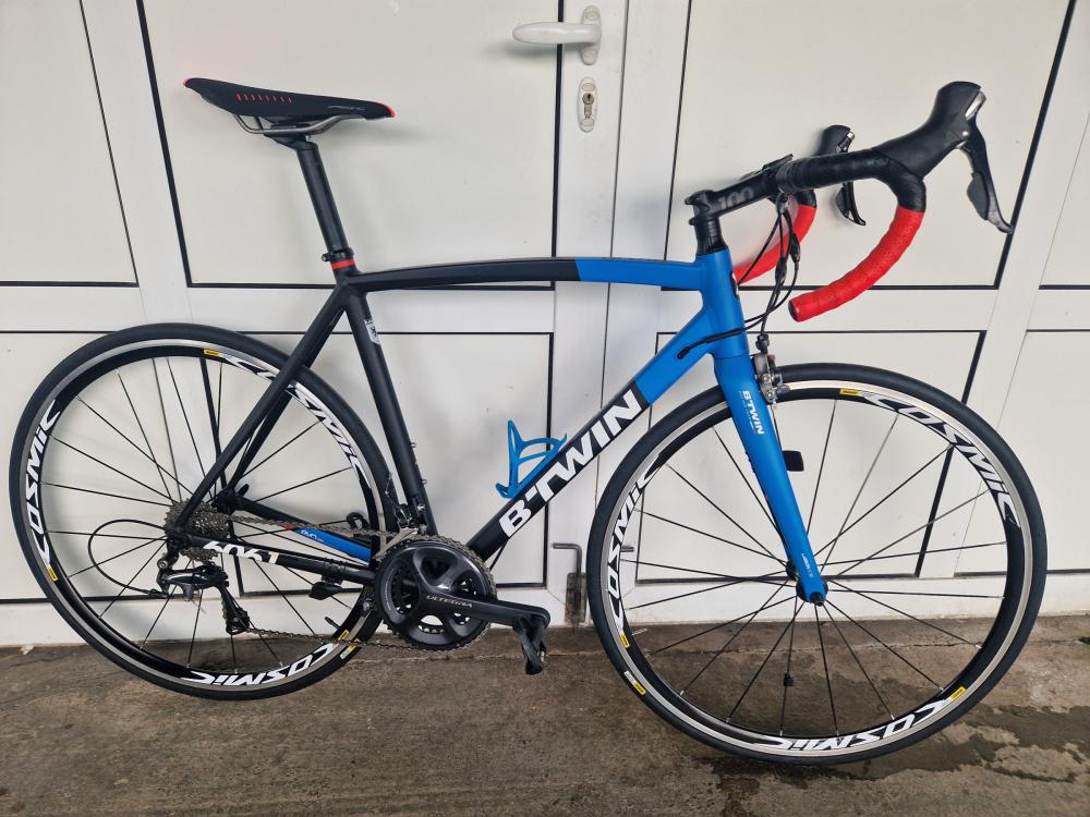 Btwin Ultra AF ram 56cm, Full Ultegra, Mavic točk