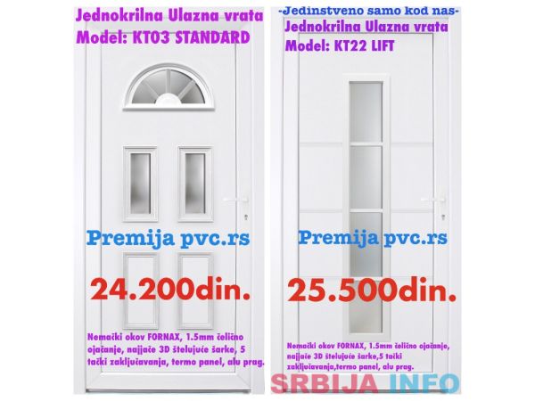 Najpovoljnija nova gotova pvc stolarija sa 7 komora