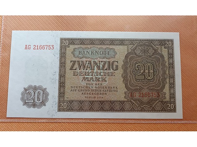 Nemačka 20 maraka 1948 UNC