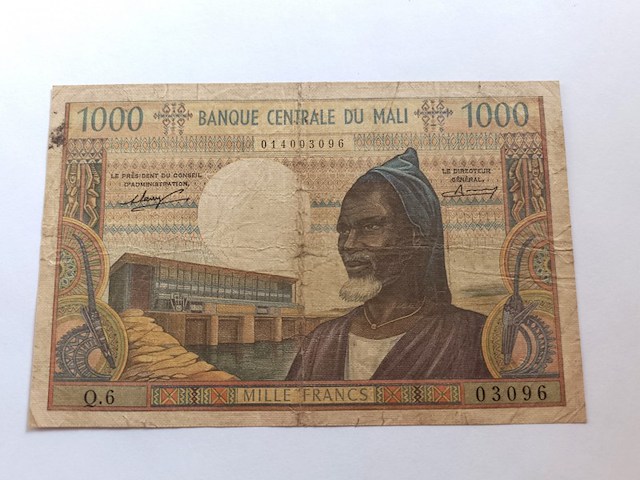 Mali 1000 franc 1970-73