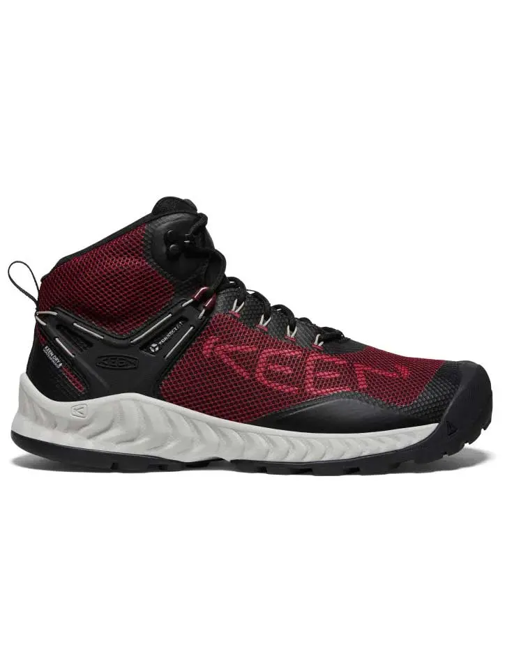 KEEN Muške cipele NXIS EVO MID WP bordo