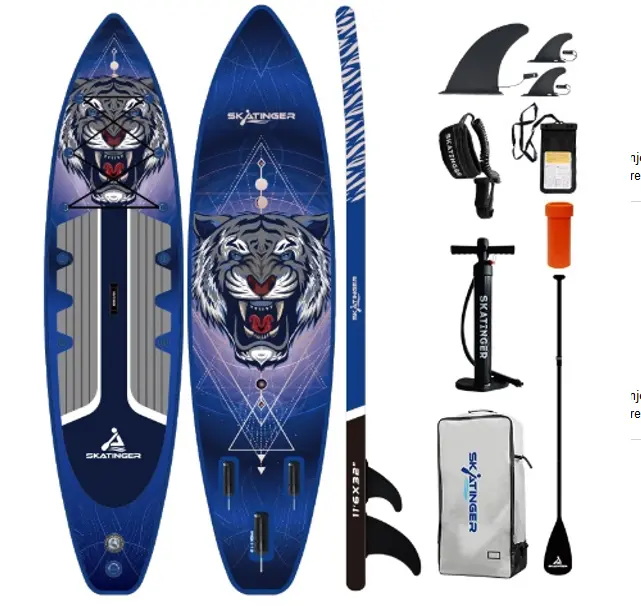 SKATINGER Tiger Sup daska za veslanje, 350x81x15 cm