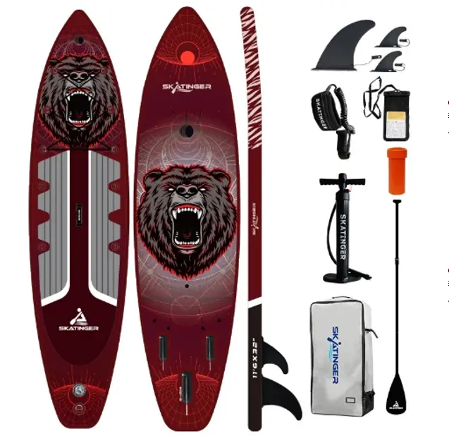 SKATINGER Bear Sup daska za veslanje, 350x81x15 cm