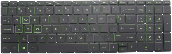 Tastatura za laptop HP 15-CX 15-DW 15-EC 15-CR 15-CW 15DU ZELENA SLOVA