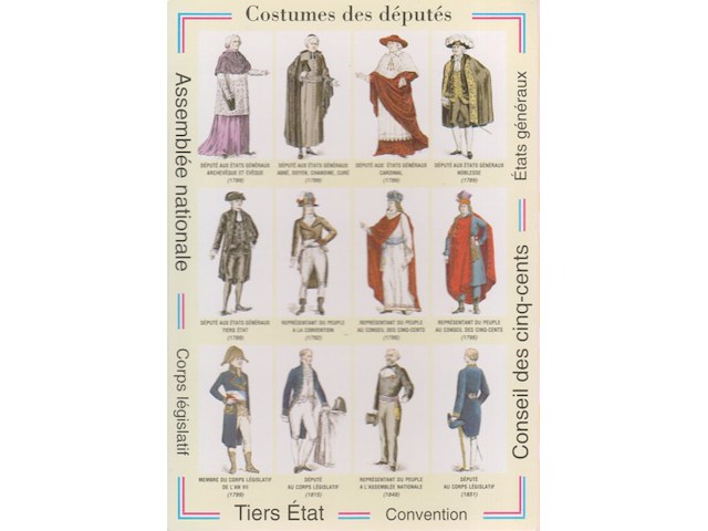 COSTUMES DES DEPUTES (1789-1851) / perfektttttttttttT