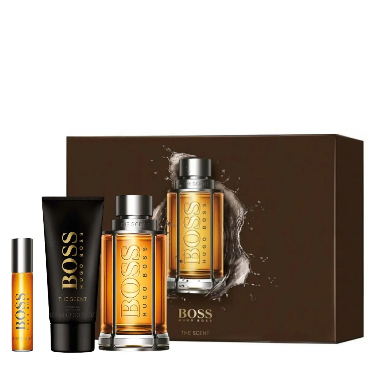 Hugo Boss Set za muškarce The Scent for him EDT, 100ml + EDT, 10ml + gel za tuširanje, 100ml