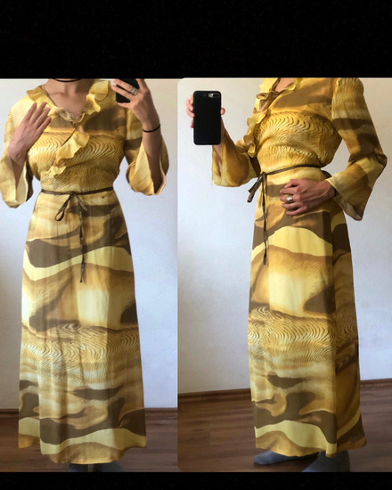 Vintage tanka maxi haljina