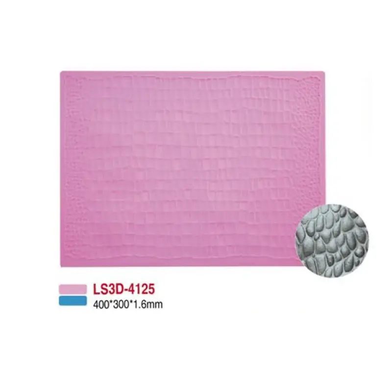 Hani international Kalup za jestivu čipku, Silikonski, 400x300x1.7mm, Roze