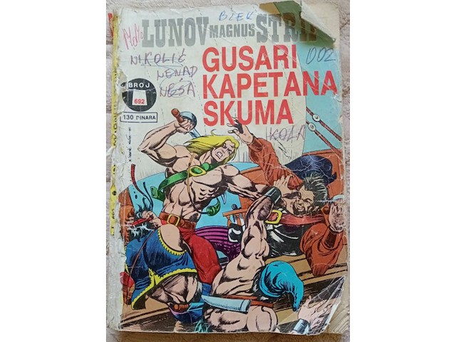 LUNOV MAGNUS STRIP 692 - Gusari kapetana Skuma