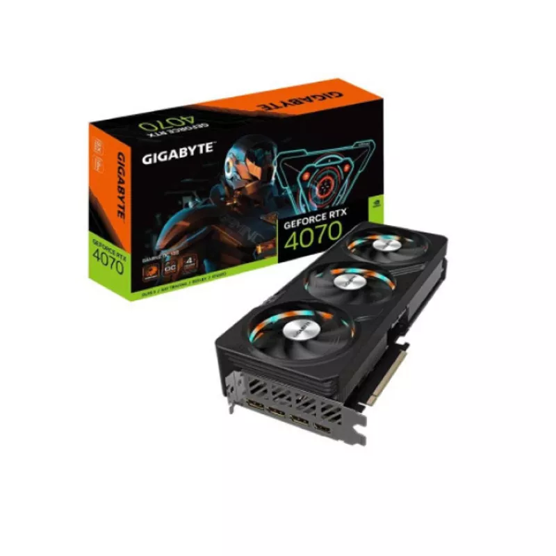 SVGA Gigabyte Geforce RTX 4070 Gaming OC 12GB, GV-N4070GAMOCV2-12GD